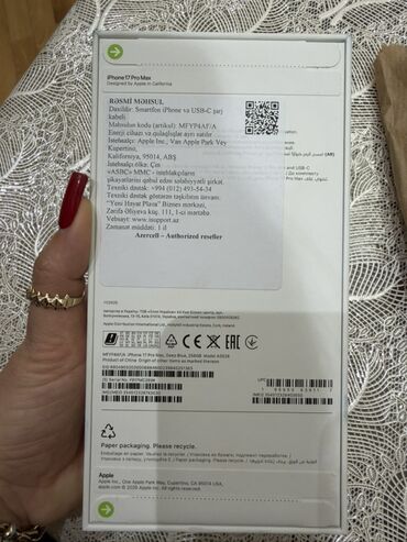 Apple iPhone 17 Pro Max –: 3400 AZN Apple iPhone | Bakı | 109669832 ᐈ ...