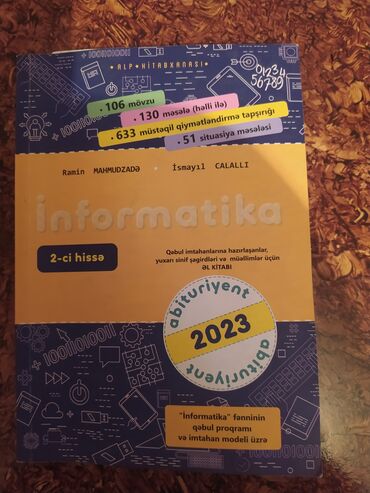 kainat informatika kitabi pdf yukle Azərbaycan ᐈ Kitablar, jurnallar, CD, DVD 10000 elan lalafo.az