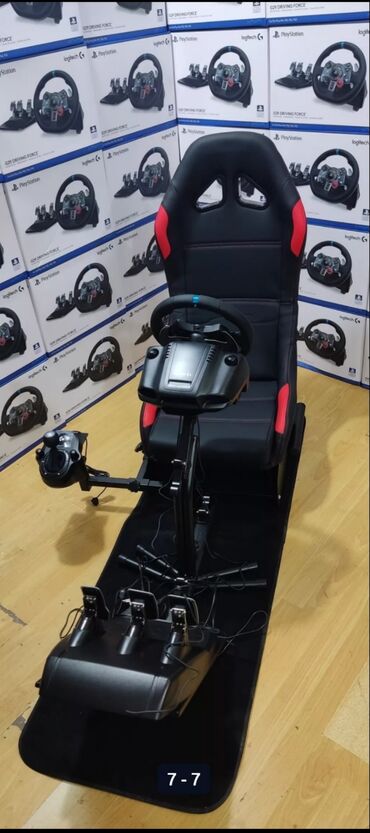 Logitech G29 Driving Force + Yarış: 910 AZN Ofis və oyun kresloları | Bakı | 71697100 ᐈ lalafo.az