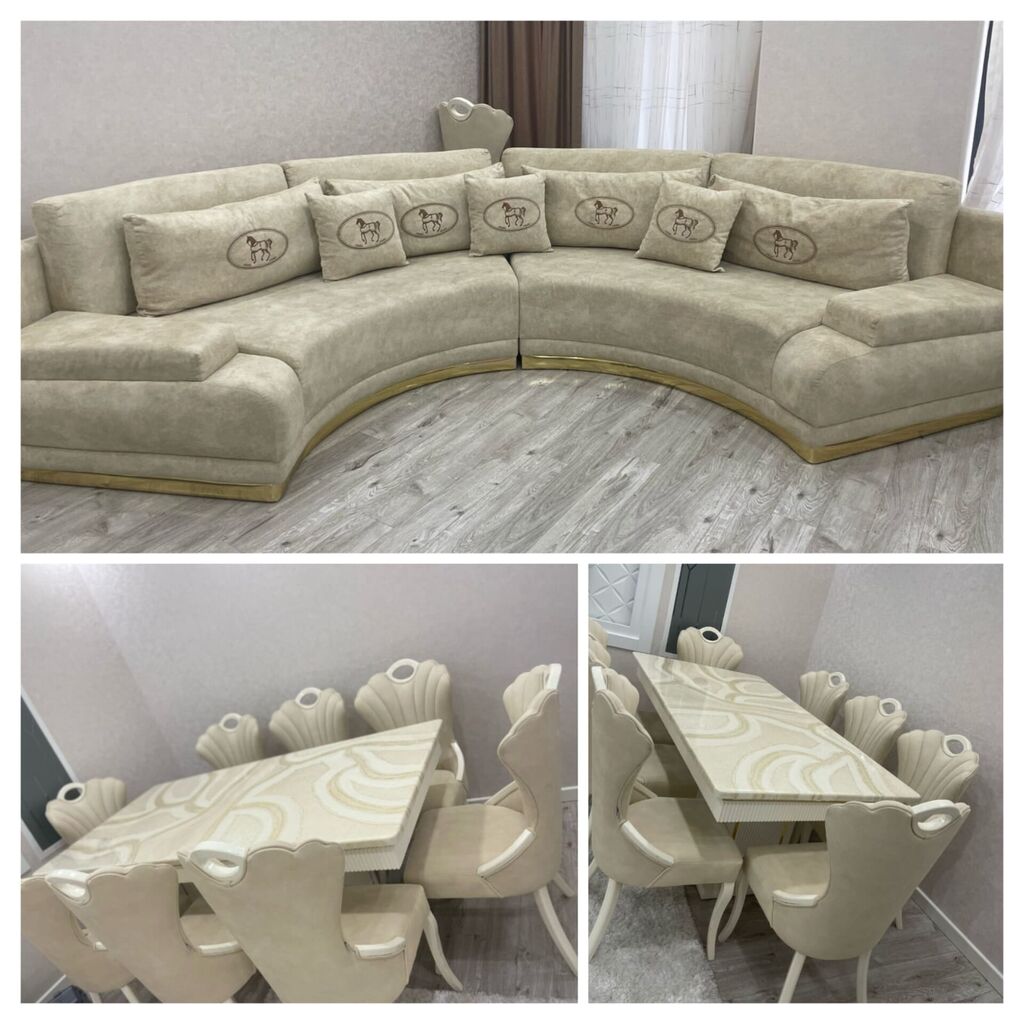 Masa 8 stul + divan 2100azn.: 2100 AZN Qonaq otağı dəstləri | Sumqayıt ...