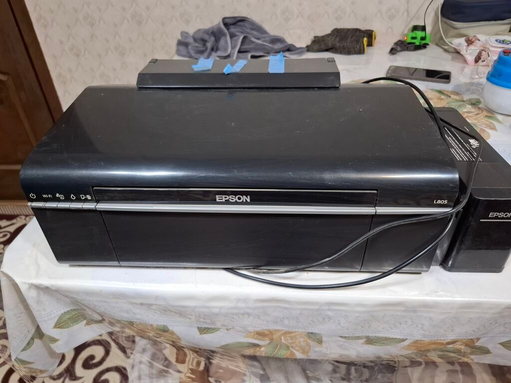 Epson L805 принтер модель b412C год: 25000 KGS Принтеры | Кочкор | 102107163 ᐈ lalafo.kg