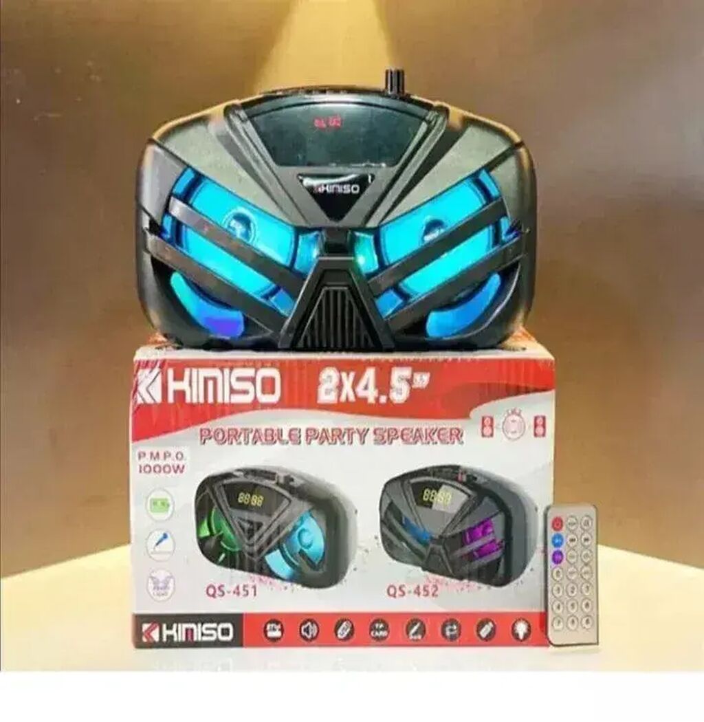 Bluetooth zvucnik kimiso qs452. bluetooth zvucnik: 1790 RSD Pojačala i prijemnici | Beograd ...