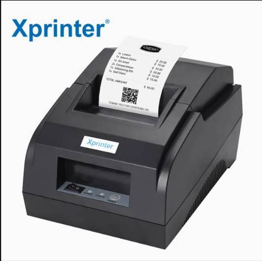 Термопринтер Xprinter XP-58IIL для штрих-кодов и: 2600 KGS Принтеры ...