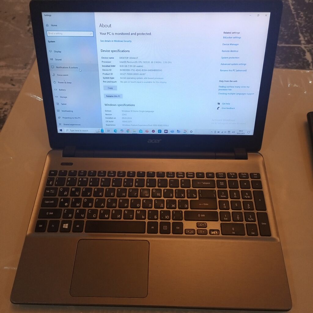 Acer Aspire e5-511 - 8/512/64bit -: 210 AZN Acer | Bakı | 90704369 ᐈ ...