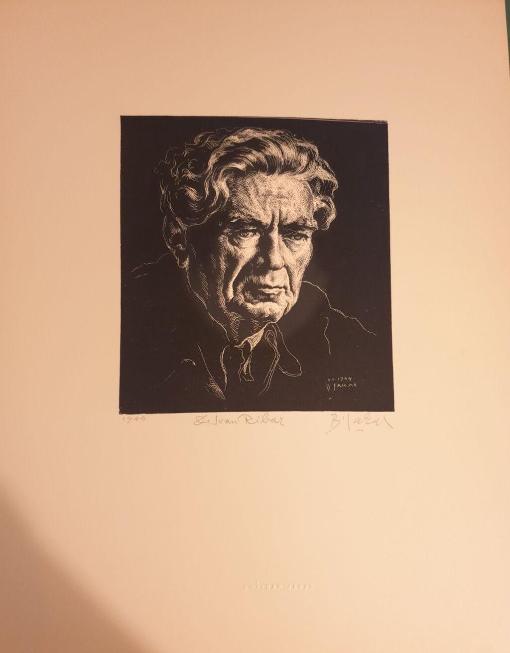 Dr. Ivan Ribar . Grafika iz: 14000 RSD Paintings & picture frames ...