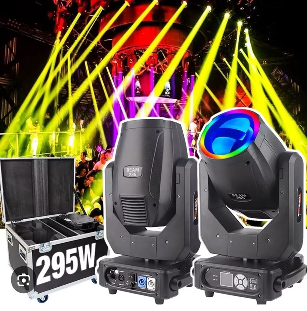 Профессиональные движущиеся головы BEAM 295 (295W): 250 USD Динамики и ...