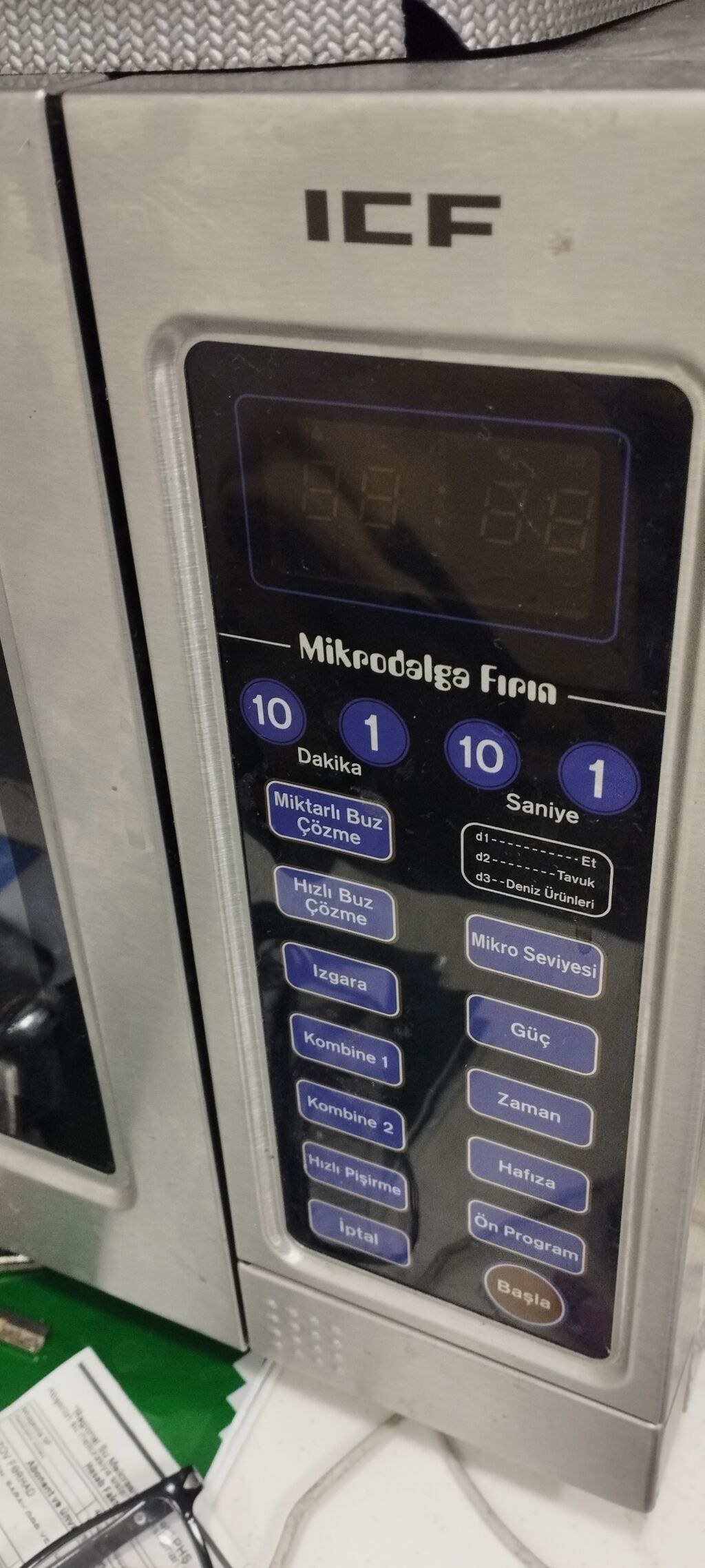 ICF mikrodalğalı soba – çoxfunksiyalı, paslanmayan: 80 AZN Mikrodalğalı ...