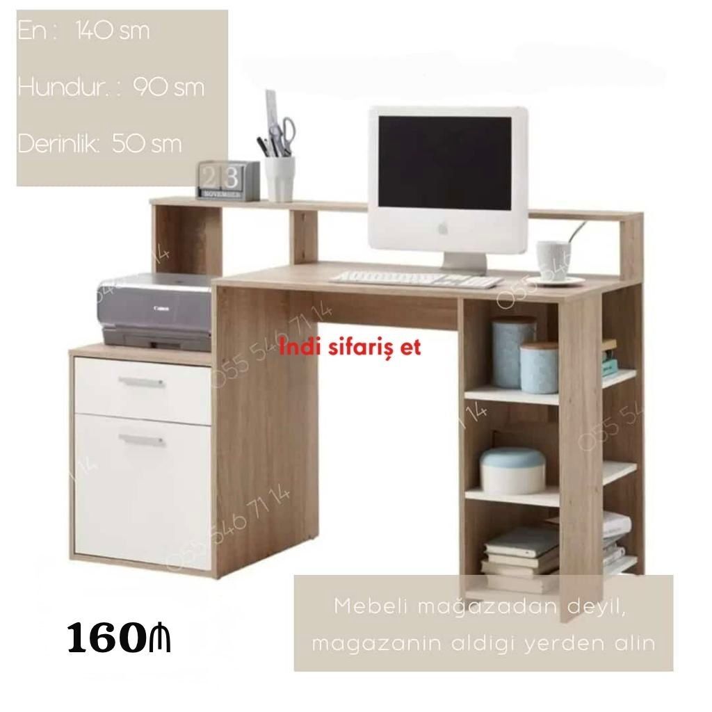 Kompüter masası yazı masası: 160 AZN Masalar | Bakı | 44222638 ᐈ lalafo.az