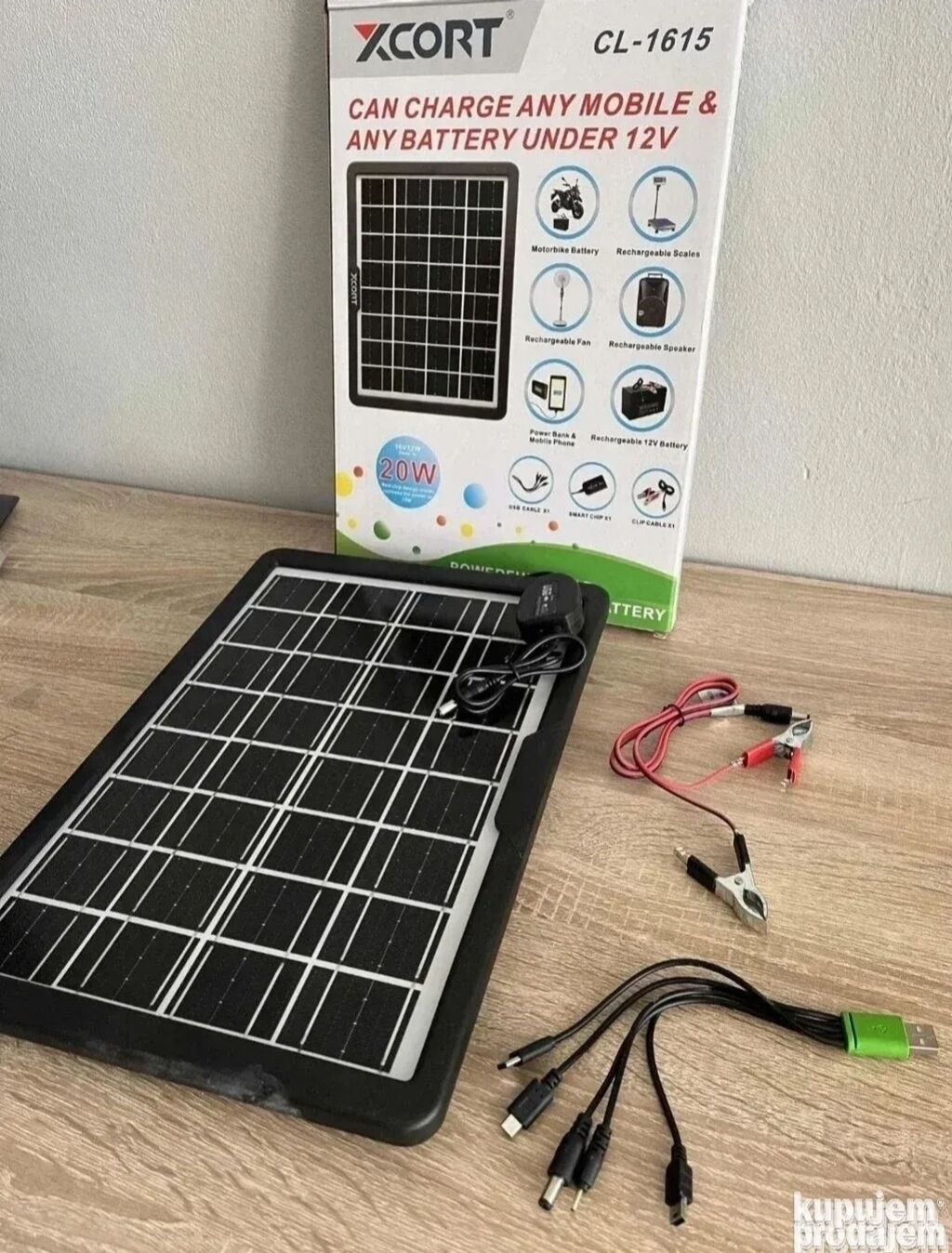 Solarni punjac 20w panel Solarni punjac: 2690 RSD Punjači | Beograd ...