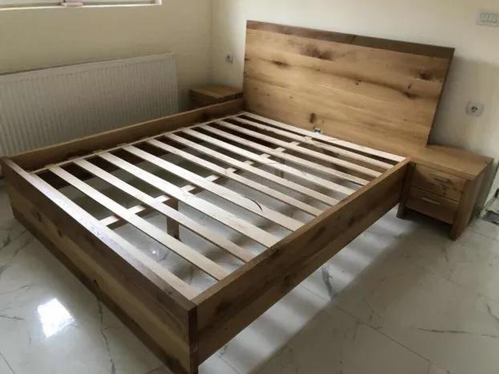 Bračni krevet – Hrast Rustik Robustan: Dogovor Kreveti | Beograd ...