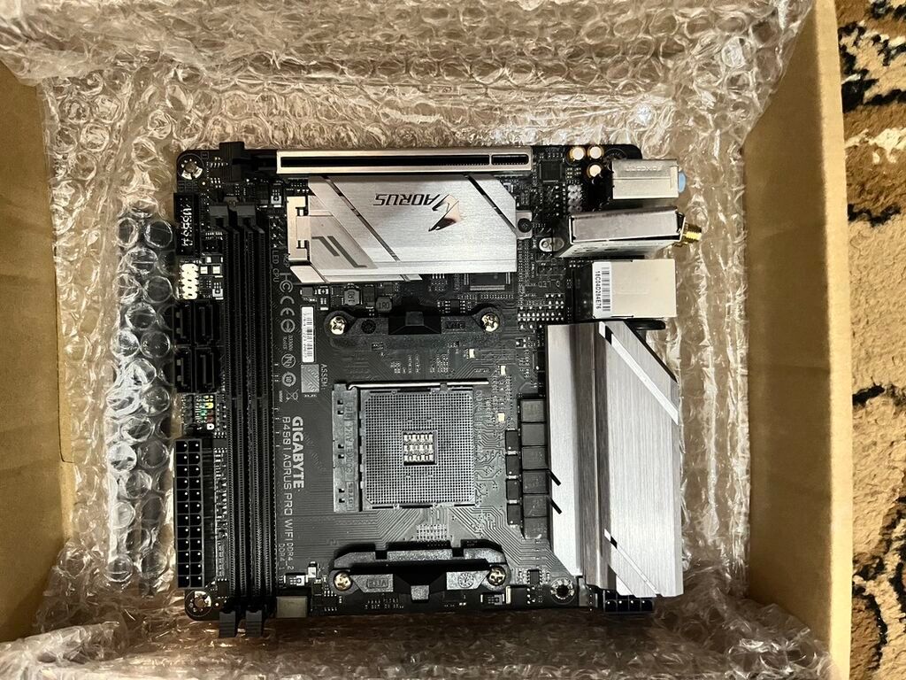 Материнская плата Gigabyte B450I AORUS PRO: 8500 KGS Материнские платы ...
