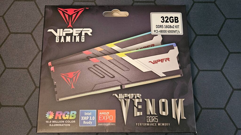 DDR5 32GB (2 x 16GB) Patriot: 8500 KGS Оперативная память (RAM ...