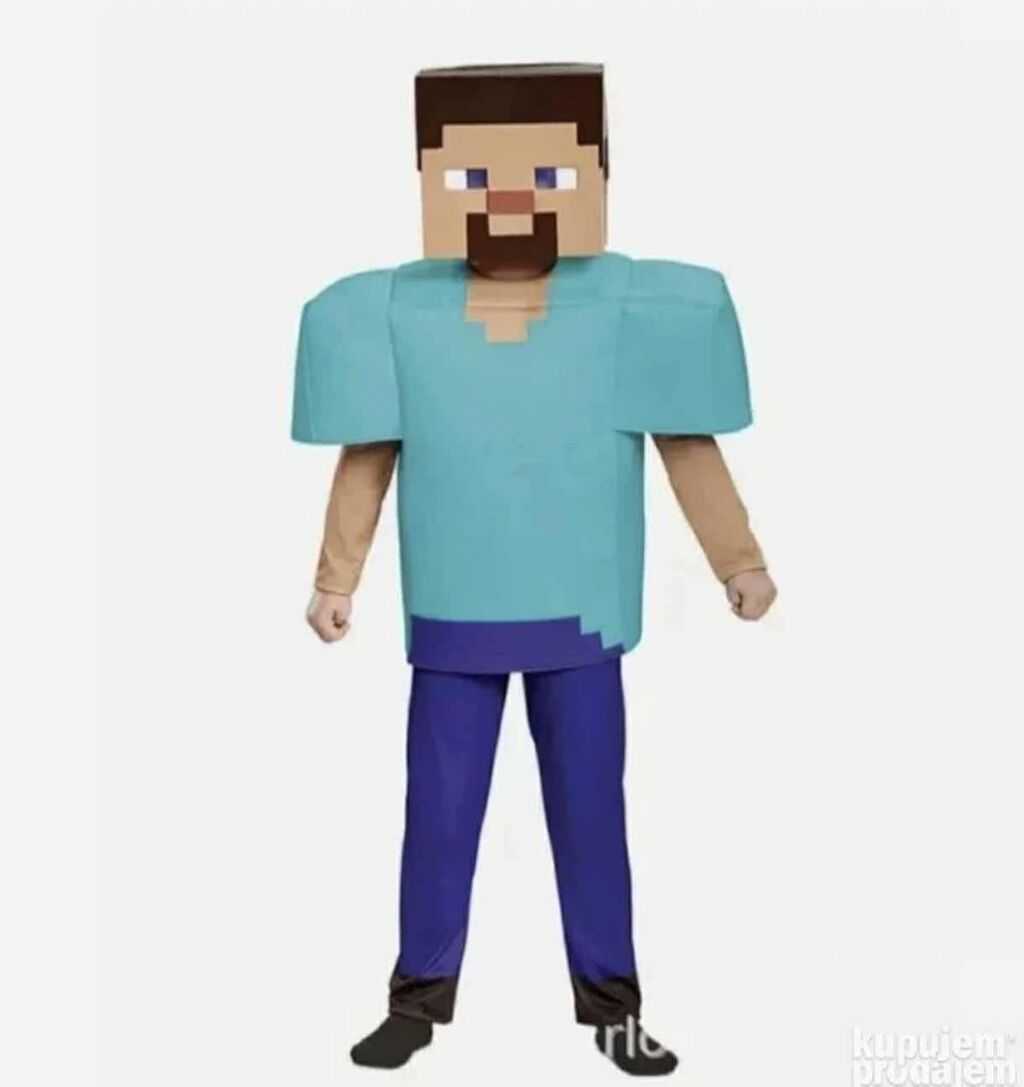 Kostim za decu minecraft Uključuje 3D: 2950 RSD Kostimi za maskenbal ...