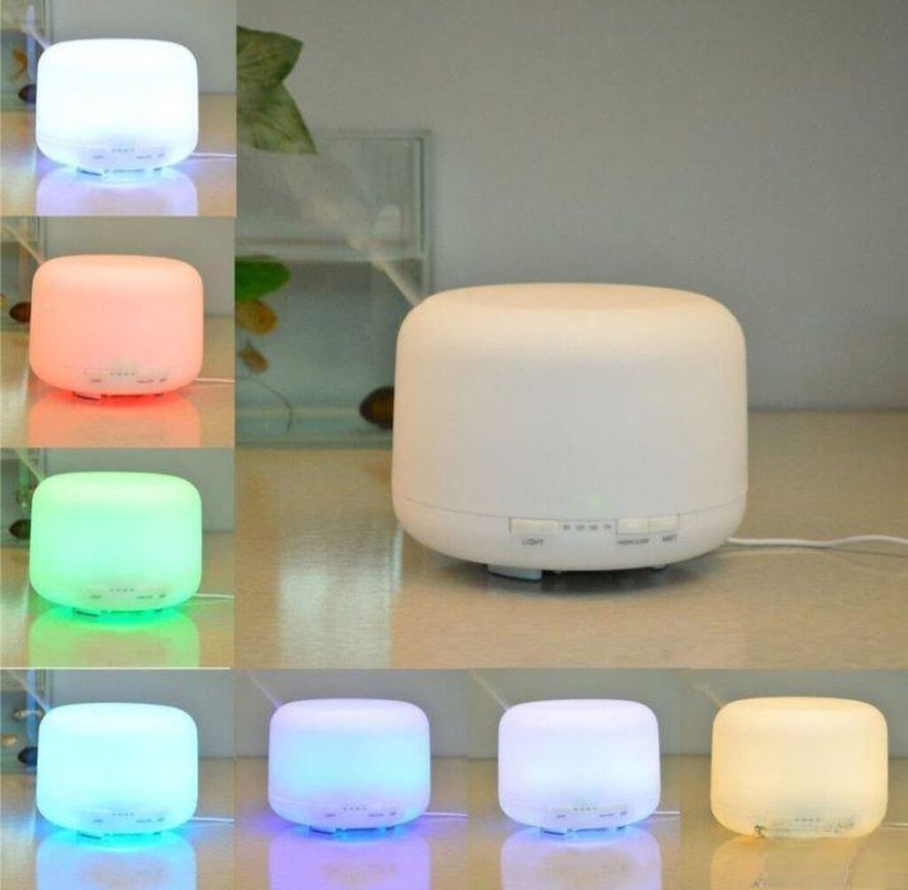 Difuzor-Ovlaživač Vazduha 500ml sa LED Svetlom: 2069 RSD Difuzeri ...