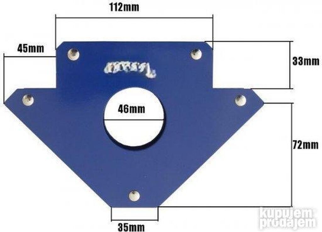 Ugaoni magnet za zavarivanje 34.5 kg: 800 RSD Aparati za zavarivanje ...