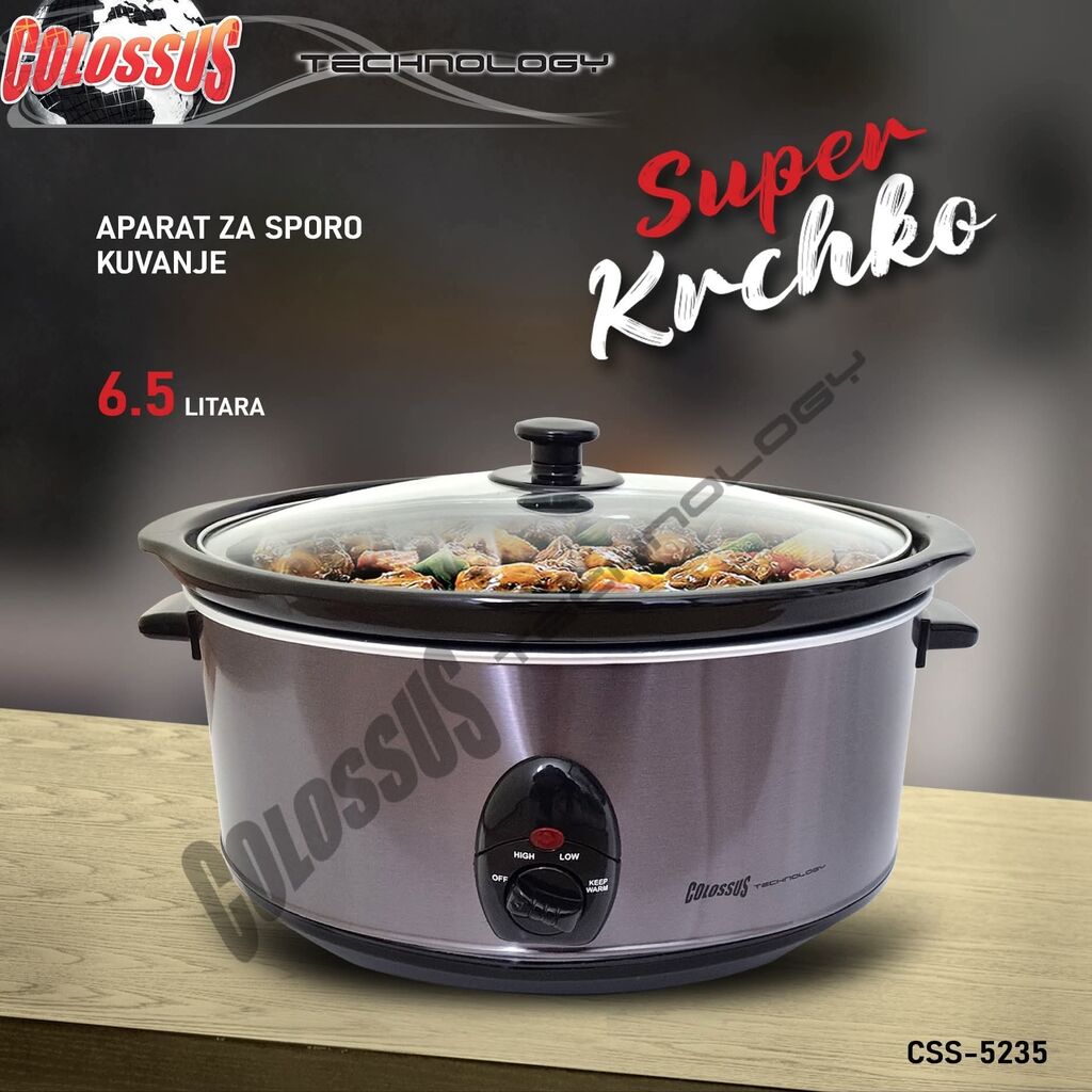 Aparat za sporo kuvanje krčko 6.5L: 6800 RSD Šerpe | Beograd | 50651088 ...