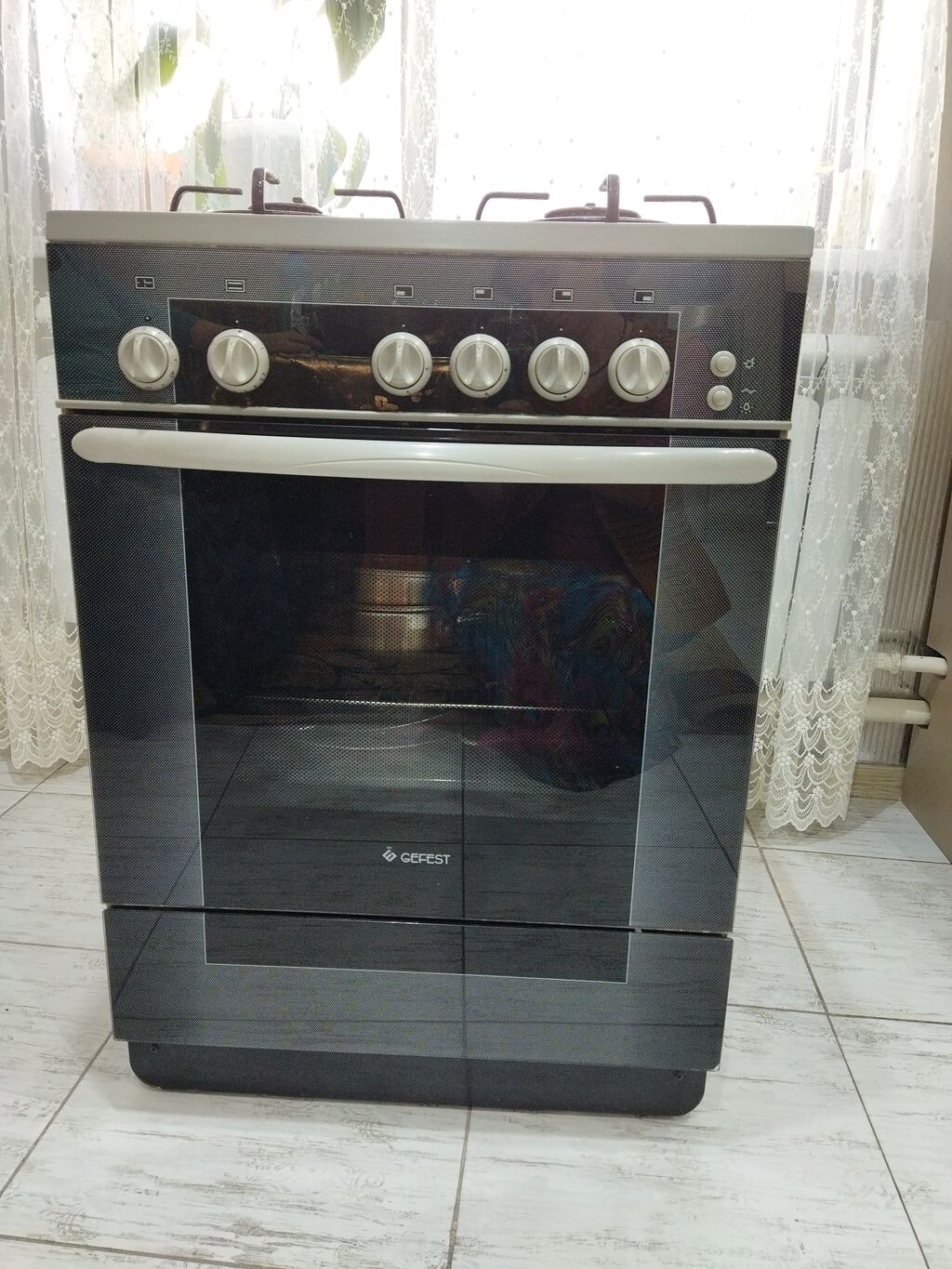 Продаётся газовая плита Гефест б/у в | 13000 KGS | Плиты и варочные ...