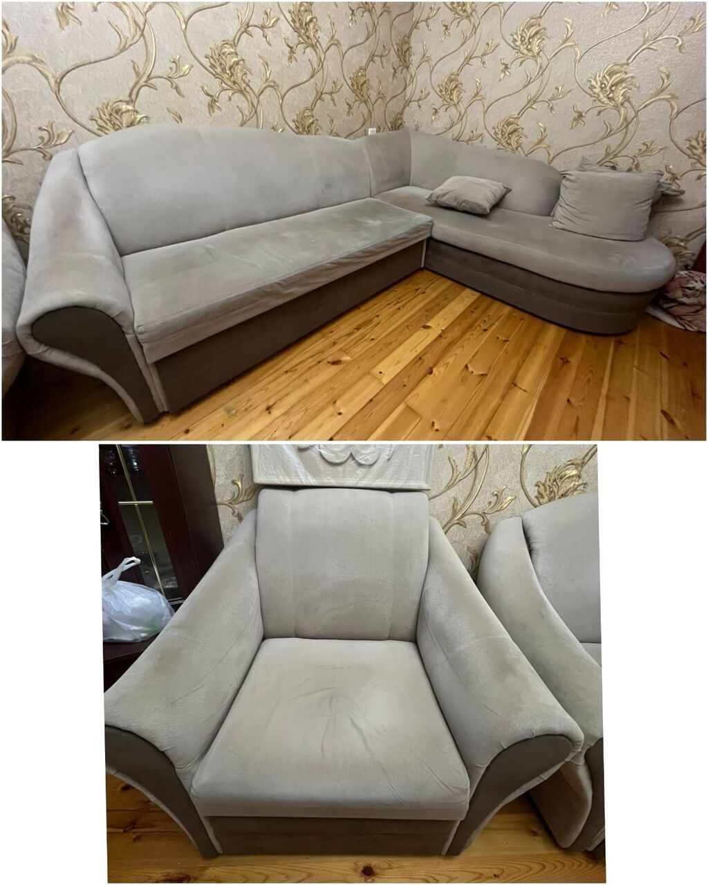 Künc divan və 1 ədəd kreslo. Divan: 250 AZN Divan və kreslo dəstləri ...