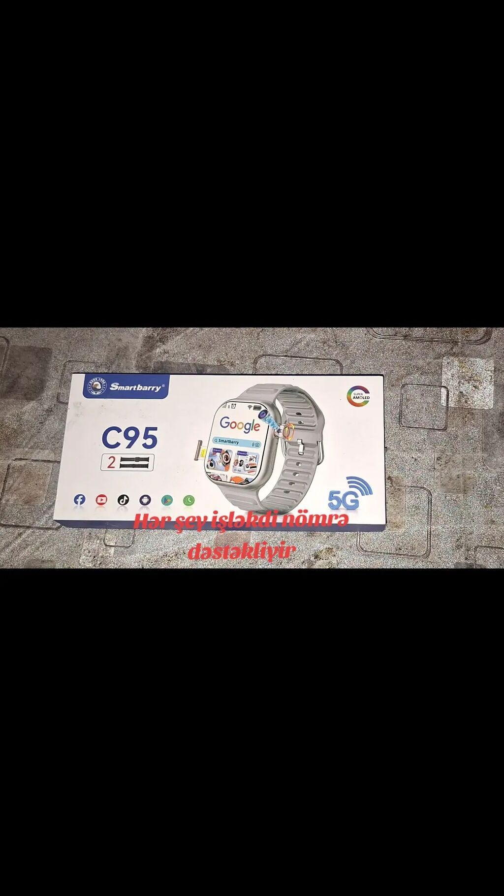 Smartbarry C95 ağıllı saat - 5G: 70 AZN Smart saatlar | Bakı | 77706280 ...