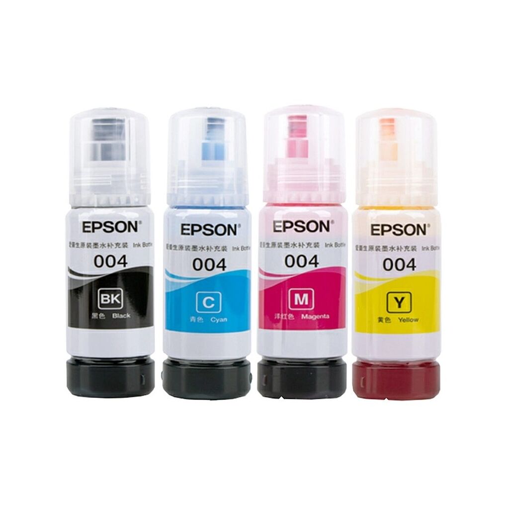 Оригинальные чернила 004 на Epson l3118/l3158,65: 1000 KGS Принтеры ...