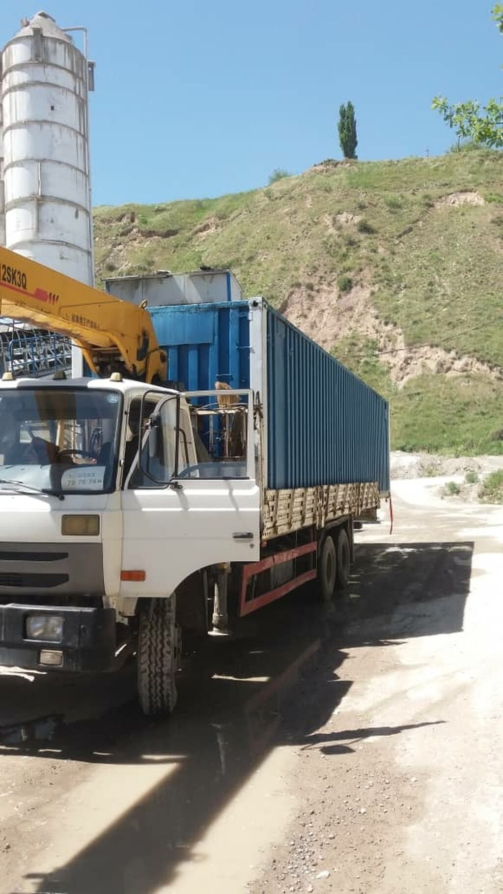 Перевозка контейнеров.20f,40f. Перевозка контейнеров на: 8000 KGS ᐈ Автовышки, краны | Бишкек ...