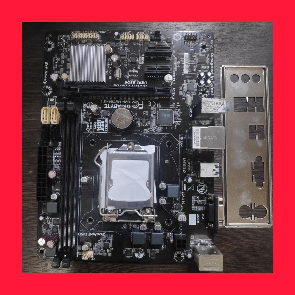 Материнская плата GIGABYTE GA-H81M-S1: 3900 KGS Материнские платы ...