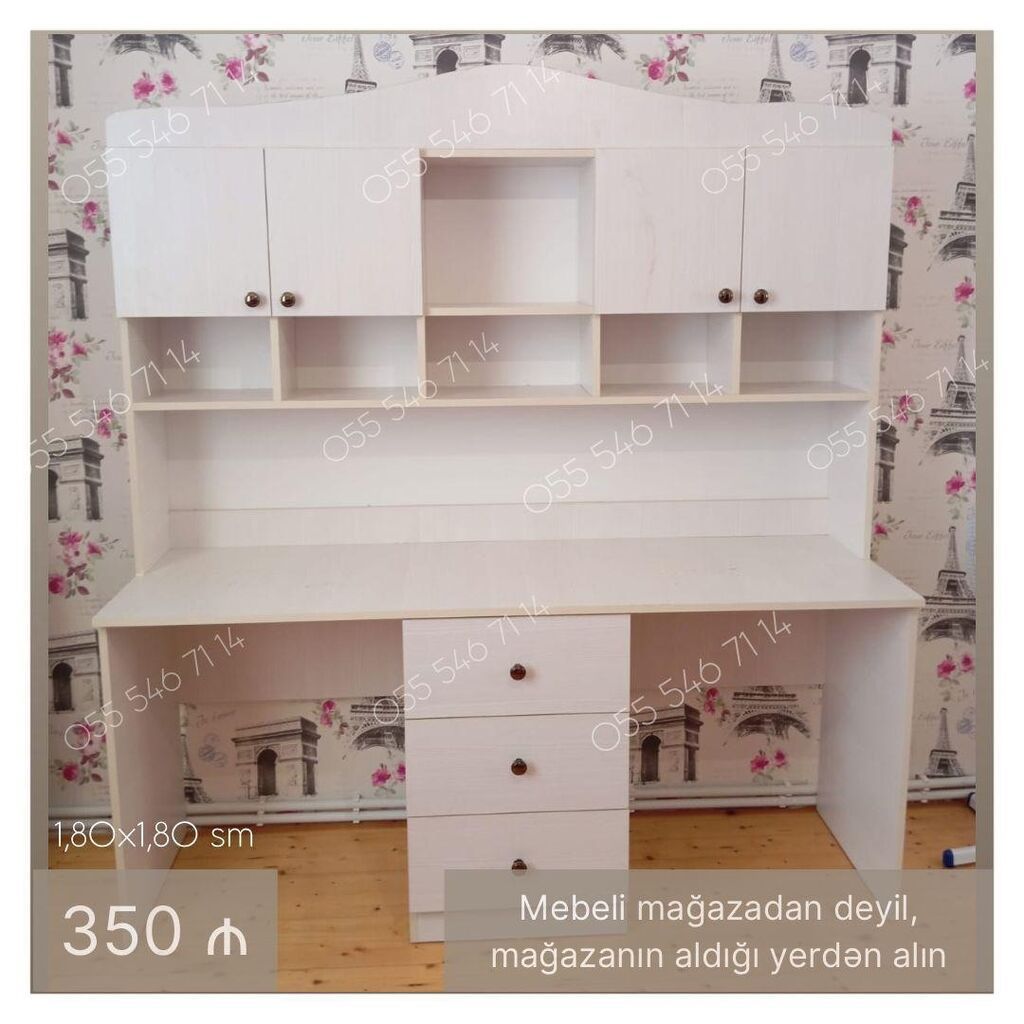 Yazi masasi komputer stolu kitab refi: 350 AZN Uşaq masaları | Bakı ...