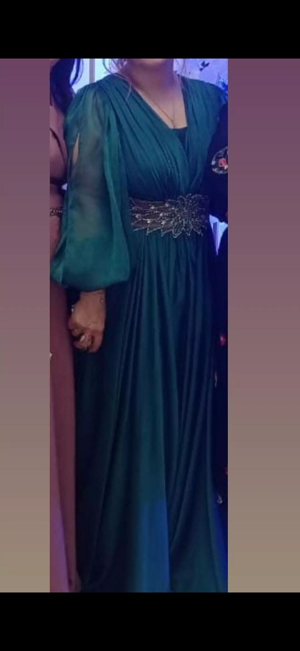 Şifon matriyallı uzun yaşıl don 350: 150 AZN Ziyafət donları | Xırdalan ...