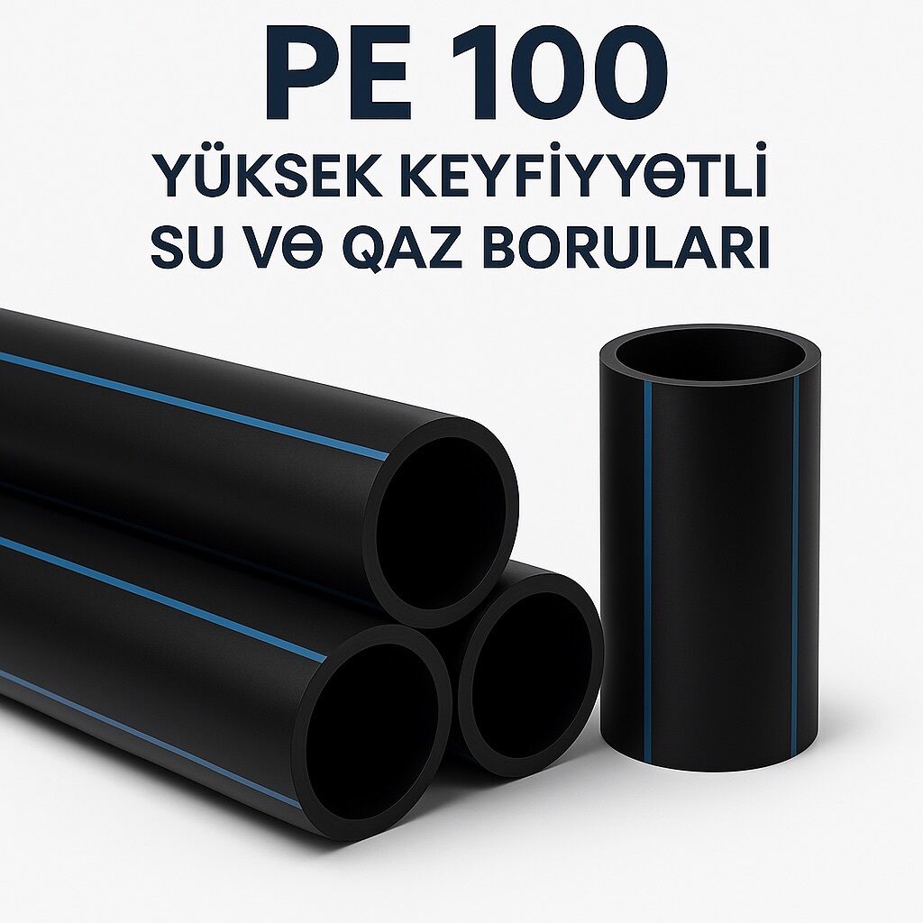 Su boru plastik borular PE 100: 1 AZN Borular və şlanqlar | Ceyranbatan | 54859342 ᐈ lalafo.az
