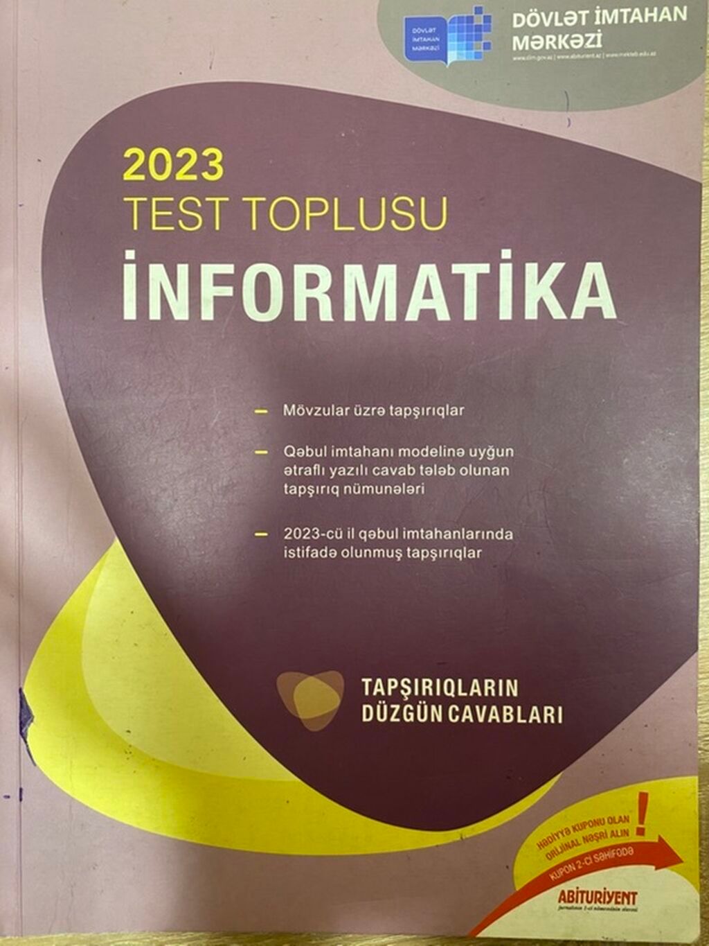 Məhsul: 2023 “İnformatika – Test Toplusu”: 4 AZN Testlər | Bakı ...