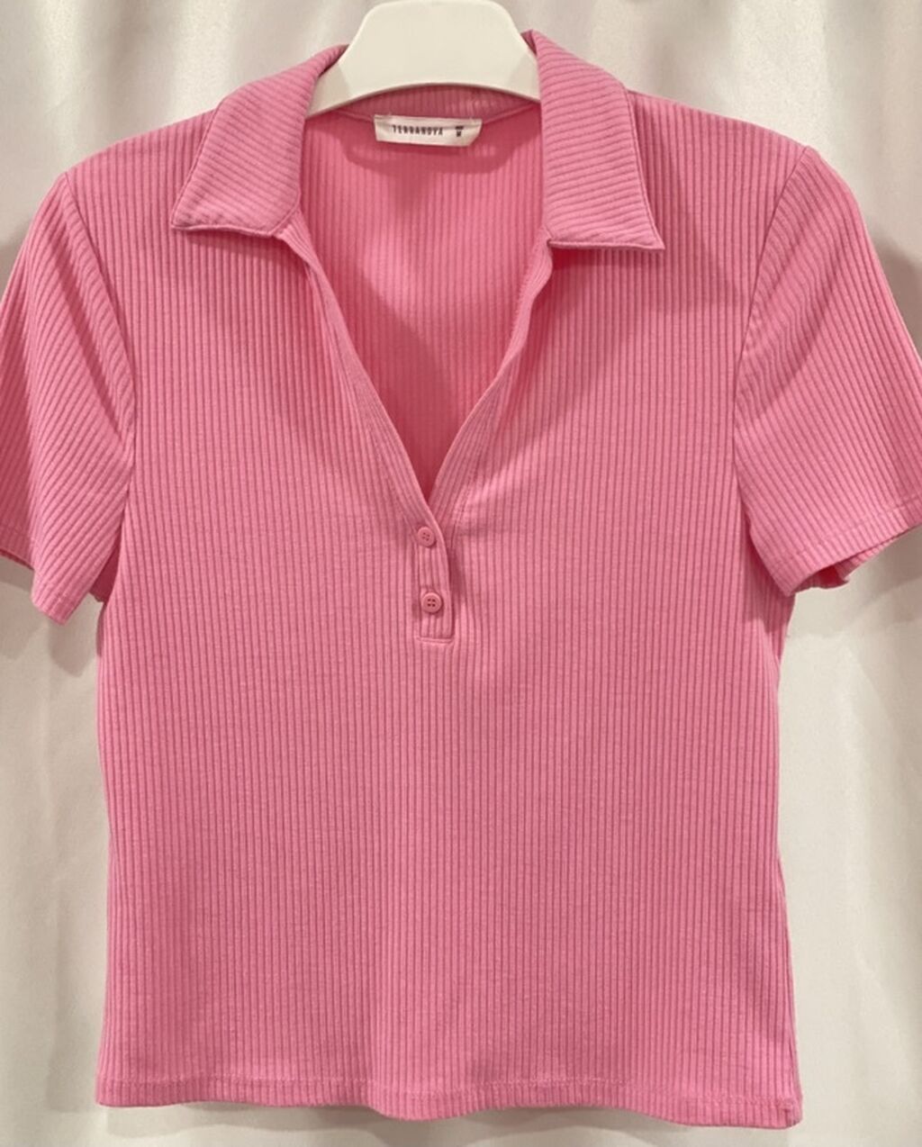 Terranova markalı, qısaqol, qabırğalı, çəhrayı rəngli: 5 AZN Köynək və ...