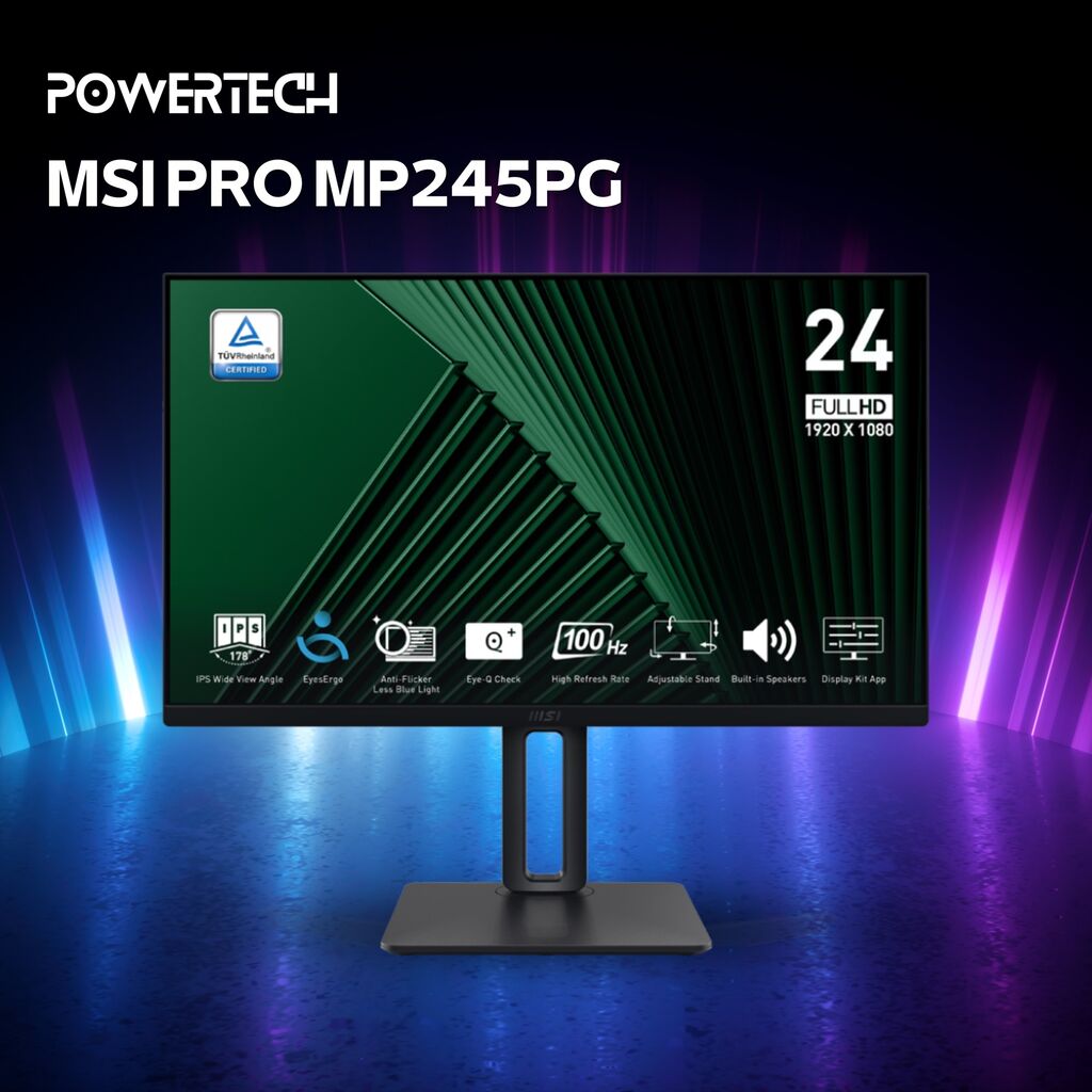MSI pro 24 inç FHD 100hz: 249 AZN Monitorlar | Bakı | 102419964 ᐈ lalafo.az