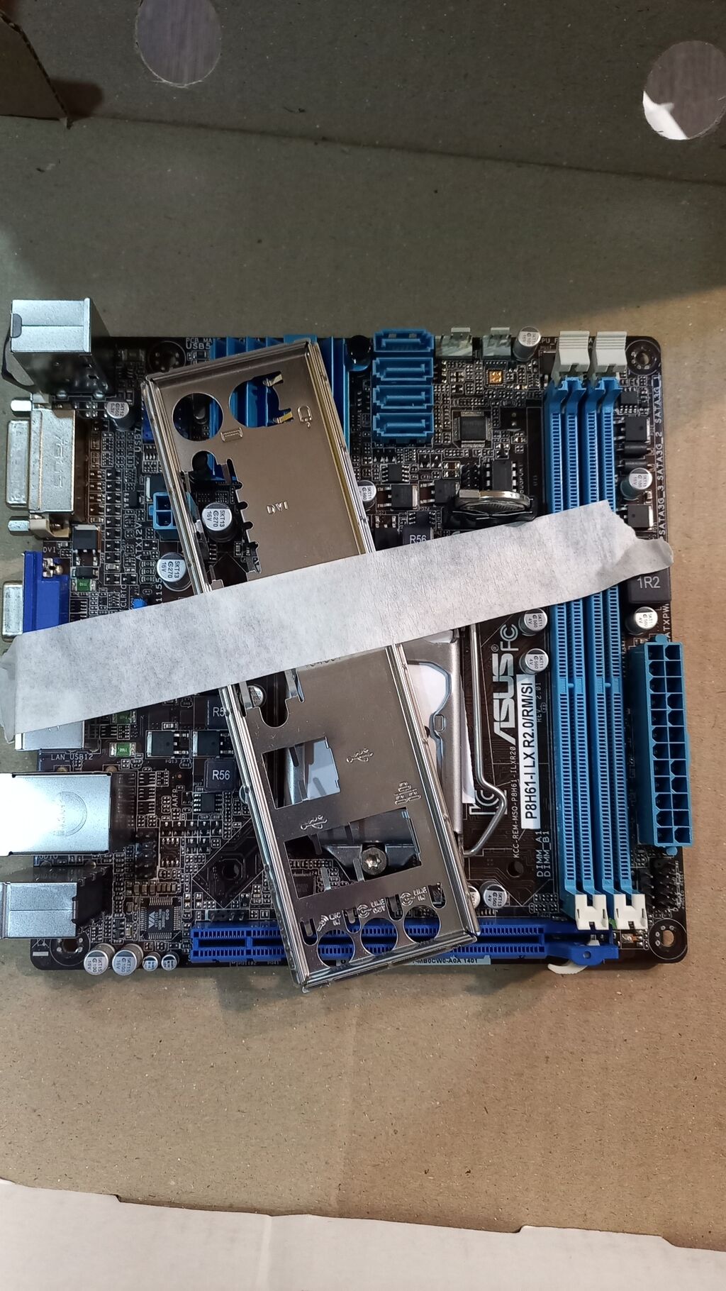 Материнская плата mini itx Asus p8h61: 3200 KGS Материнские платы ...