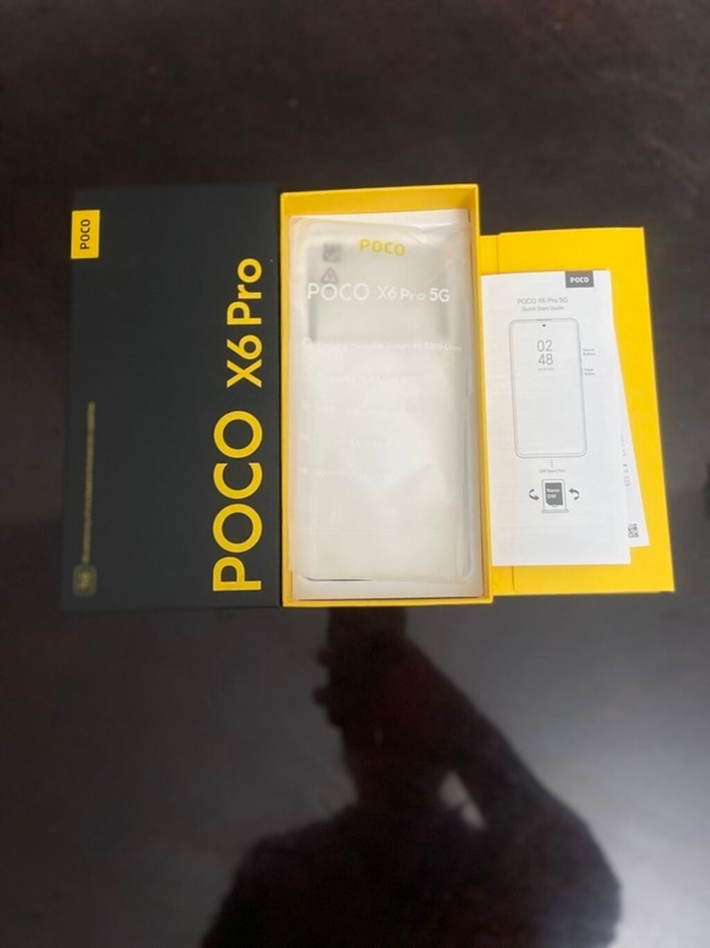 Коробка от POCO X6 Pro 5G,: 300 KGS Другие аксессуары для мобильных ...