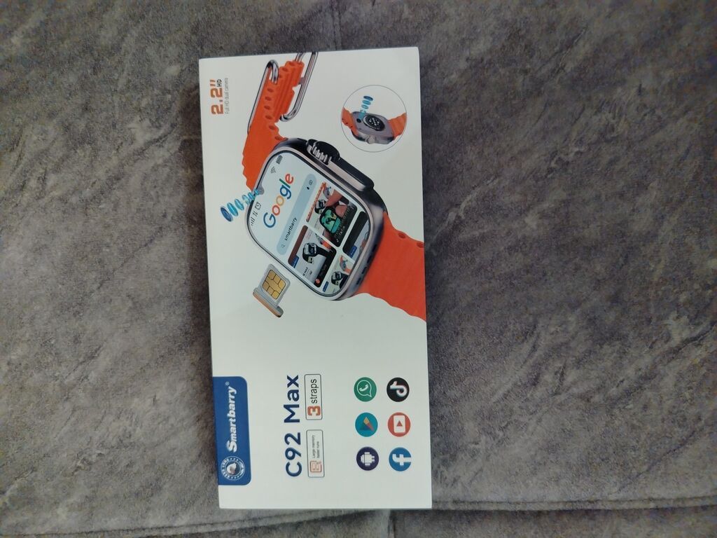 Smartberry C92 Max ağıllı saat Xüsusiyyətlər:: 90 AZN Smart saatlar ...