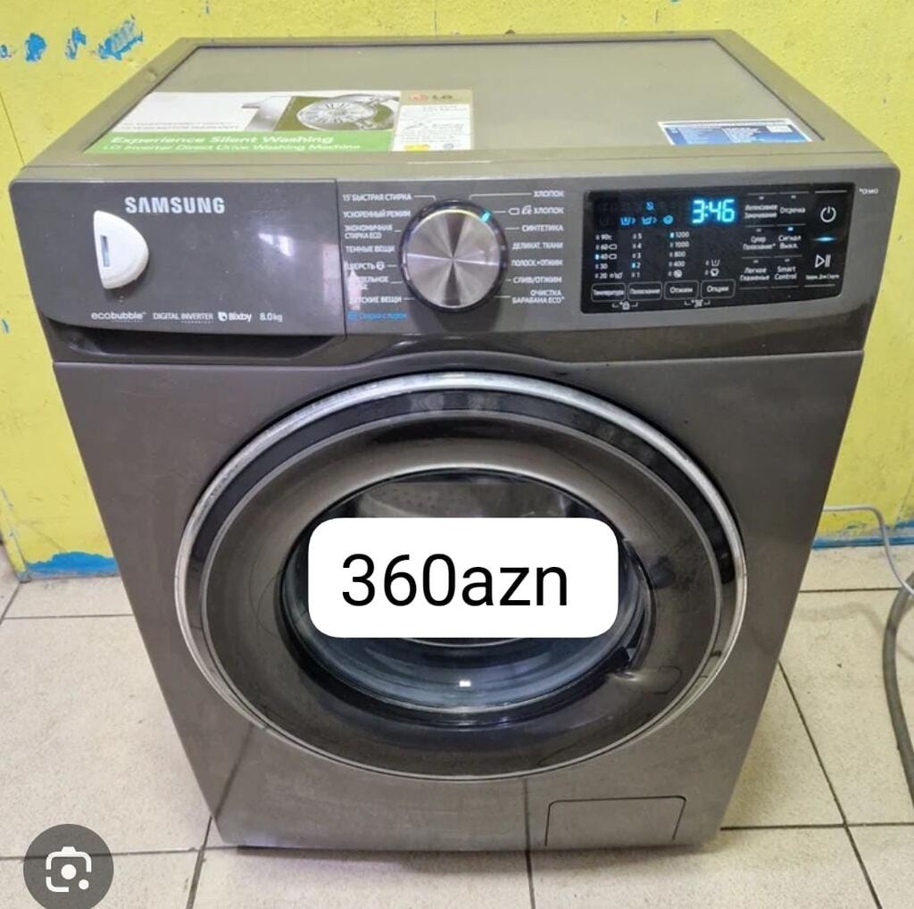 Samsung önyükləməli paltaryuyan maşın - Model: 360 AZN Paltaryuyan ...