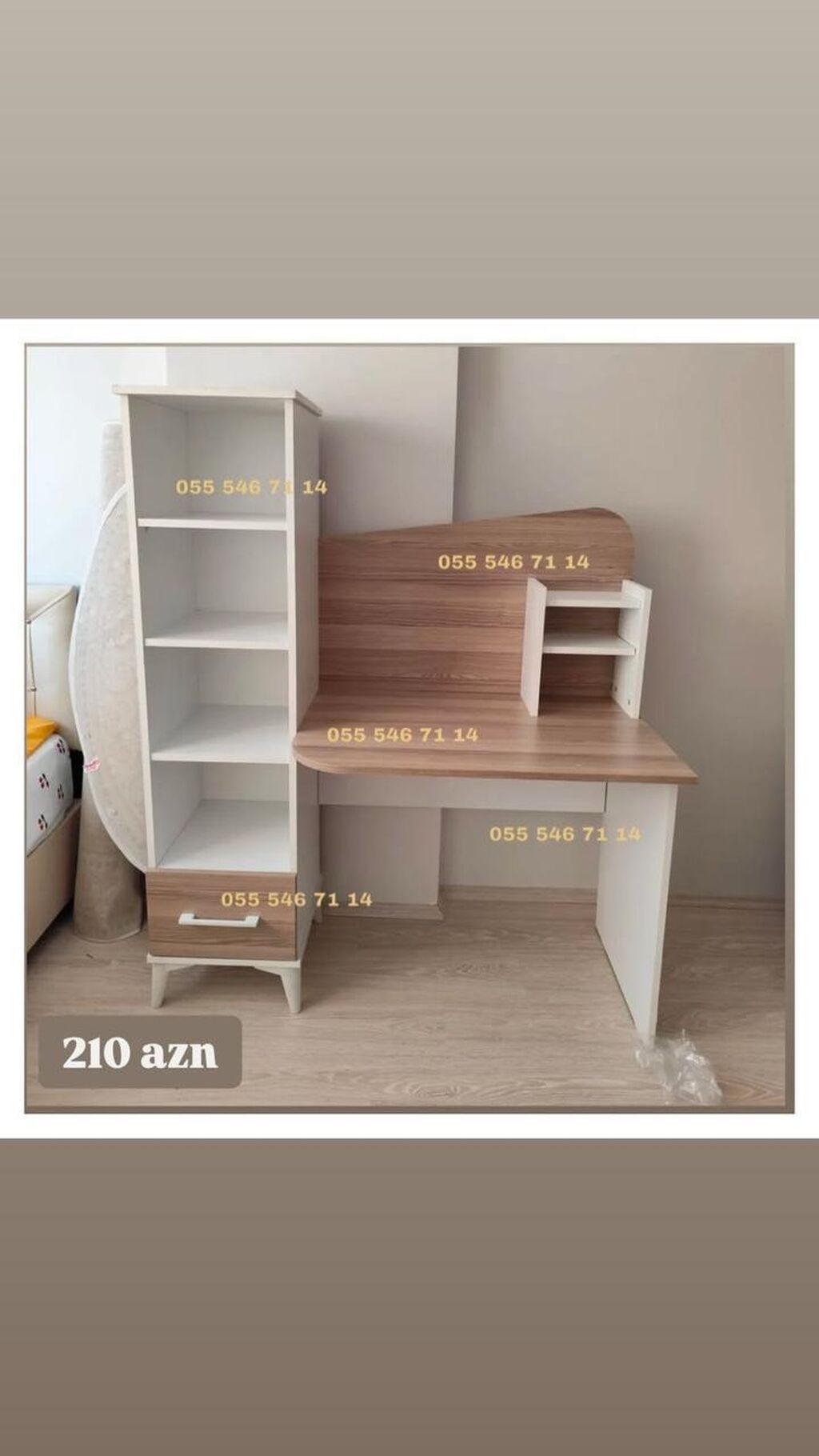 Yazi masasi komputer stolu kitab refi: 210 AZN Uşaq masaları | Bakı ...