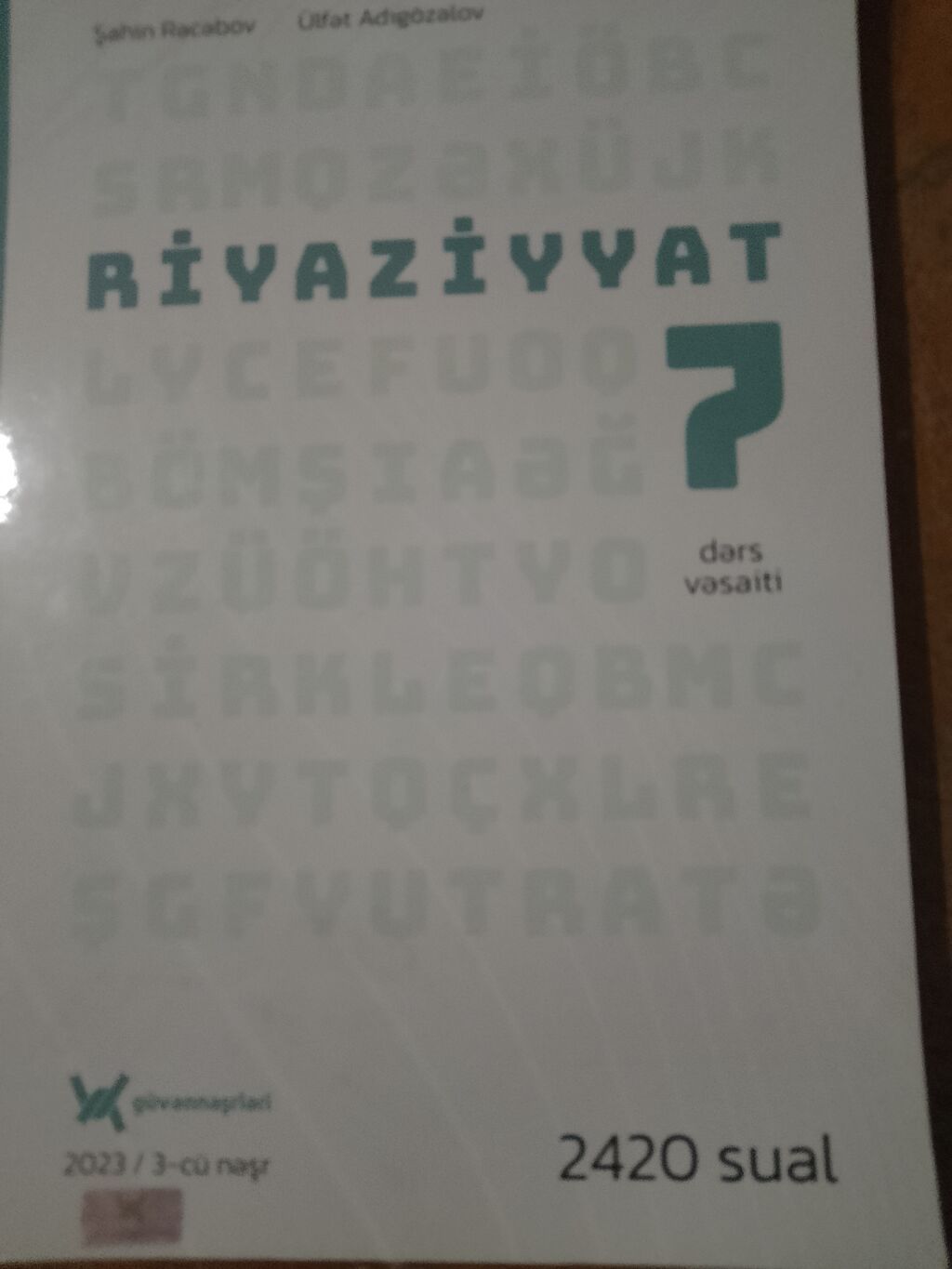 Məhsul: “Riyaziyyat 7 – Dərs Vəsaiti”: 6 AZN Riyaziyyat | Bakı | 71201507 ᐈ lalafo.az