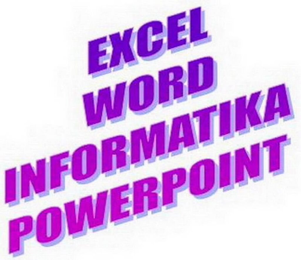 EXCEL, INFORMATIKA, WORD, POWERPOINT, WINDOWS, PYTHON,: 1500 RSD ᐈ Obuka i kursevi | Beograd ...