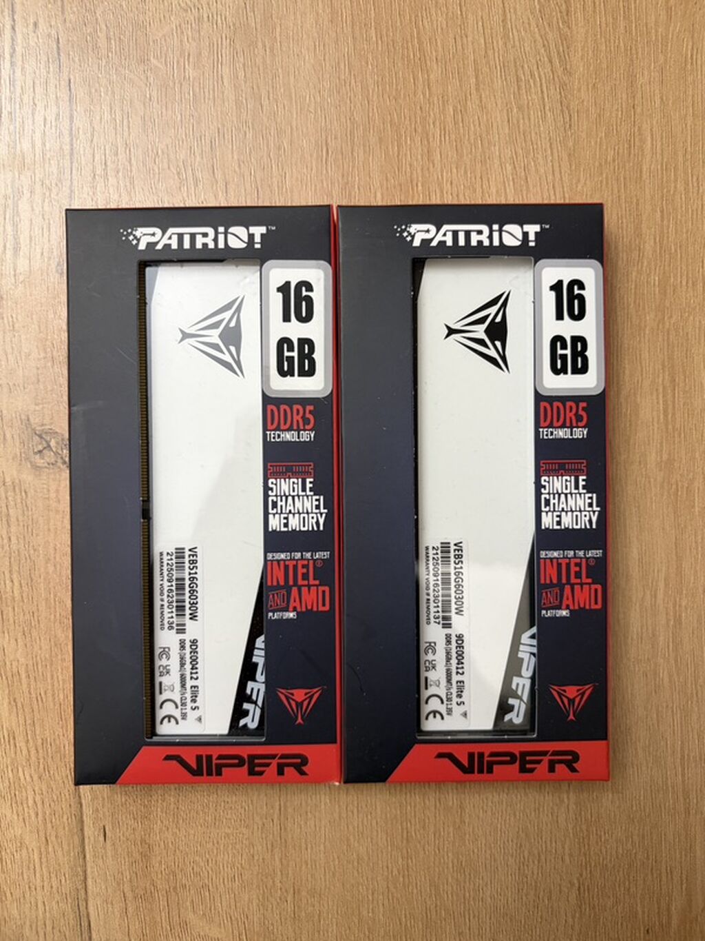 Patriot Viper DDR5 UDIMM, 32ГБ (2х16: 27000 KGS Оперативная память (RAM ...