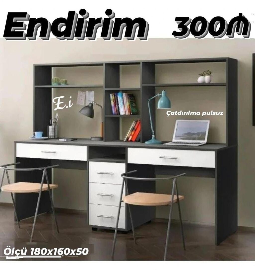Yazi masasi stolu komputer kampyuter stolu: 300 AZN Uşaq masaları ...