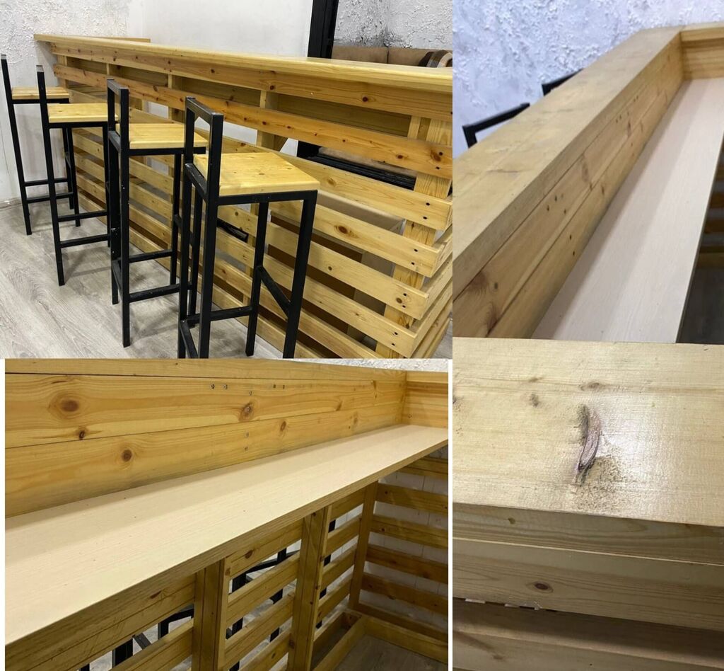 Bar stolu + 4 stulu ile: 450 AZN Restoran mebeli | Neftçala | 42540225 ...