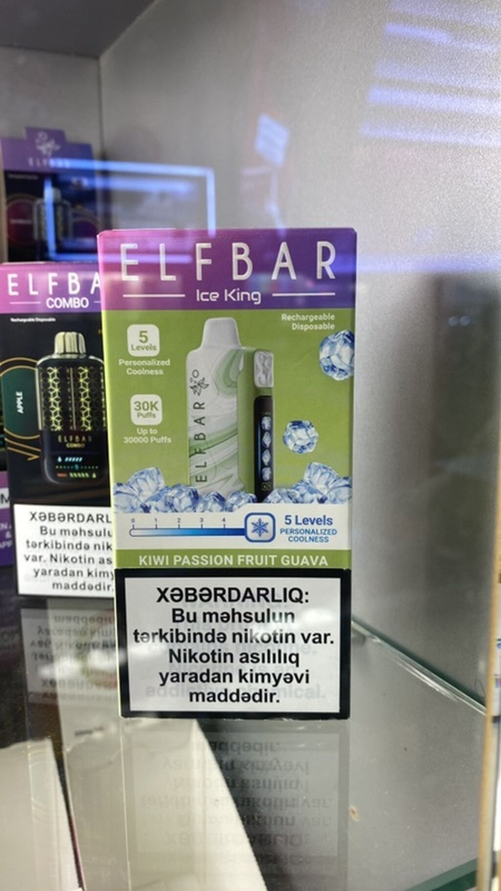 ELFBAR Ice King – Kiwi Passion: 28 AZN Qəlyan, vayp və aksesuarları ...