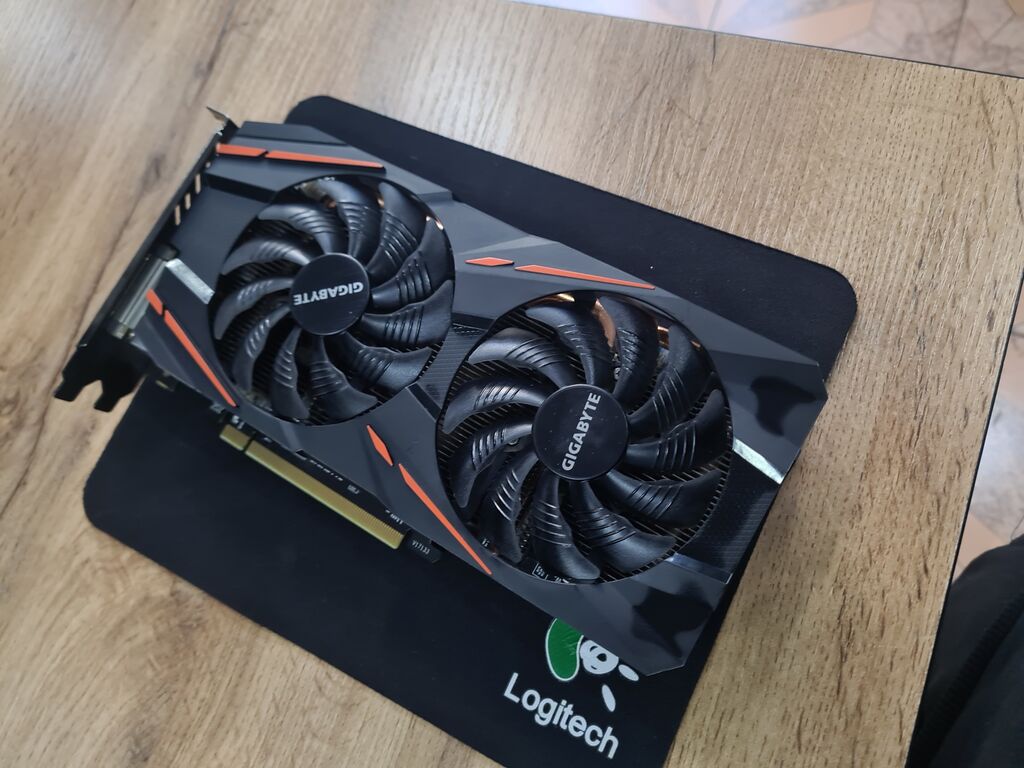 Бюджетная игровая видеокарта Двухкулерная Gigabyte RX: 8000 KGS ...