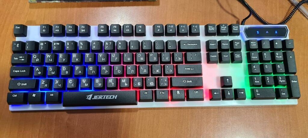 Клавиатура jertech meteor k358 usb, led: 550 KGS Клавиатуры | Бишкек ...
