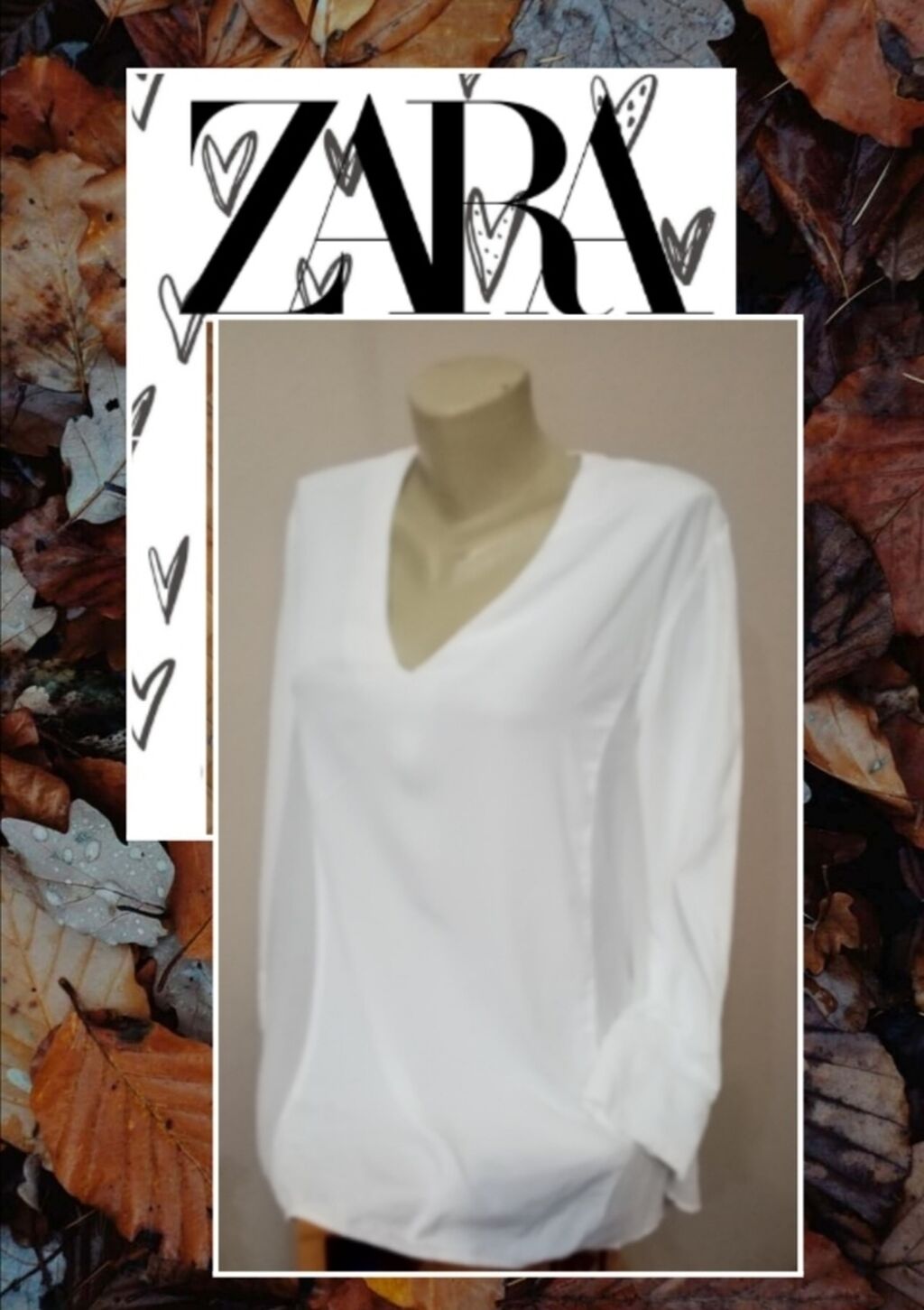 Zara bela bluzica. Zanimljivog kroja. Nije: 500 RSD Bluze | Beograd ...