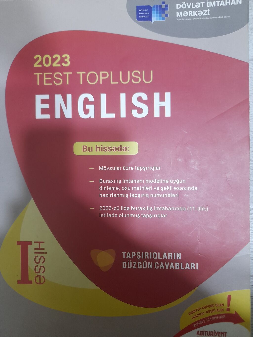 Məhsul: 2023 Test Toplusu – English: 6 AZN Testlər | Bakı | 44023649 ᐈ ...