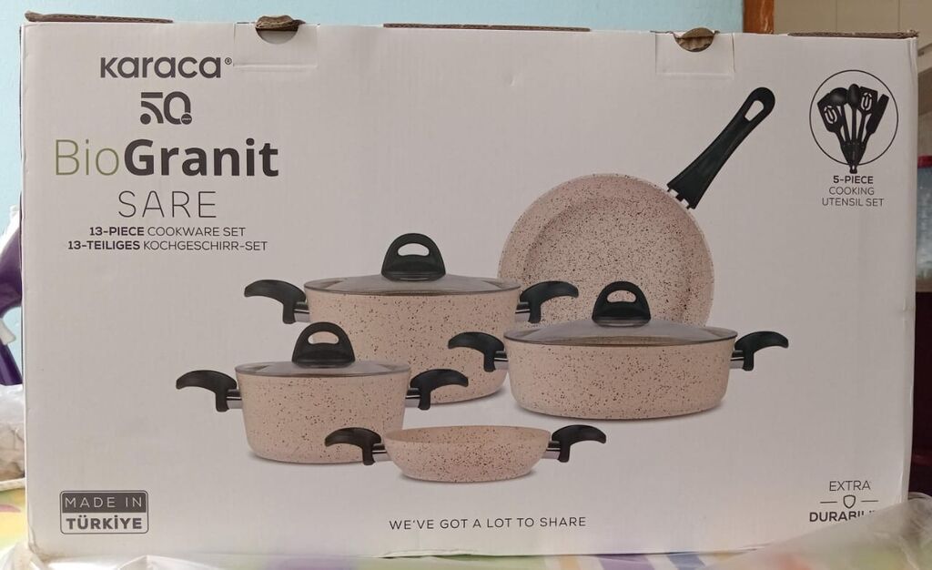 Karaca qazan-tava desti🫶🏻 5eded olculeri 18sm/18/24/26/26: 150 AZN Tava ...