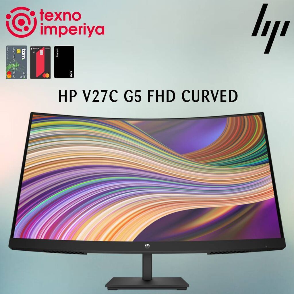 Monitor HP V27c G5 FHD Curved: 399 AZN Monitorlar | Bakı | 40698013 ᐈ ...