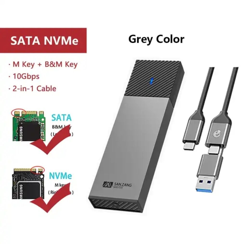 Новый корпус для M.2 SATA/NVMe, SAN: 1699 KGS Другие комплектующие ...